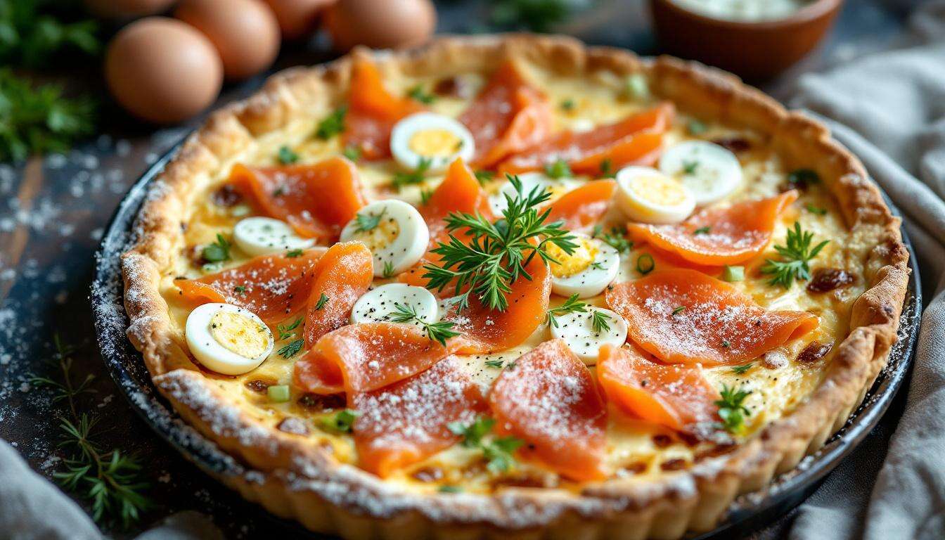 Un crémeux inattendu pour vos dîners d’hiver : cette quiche sans pâte ...