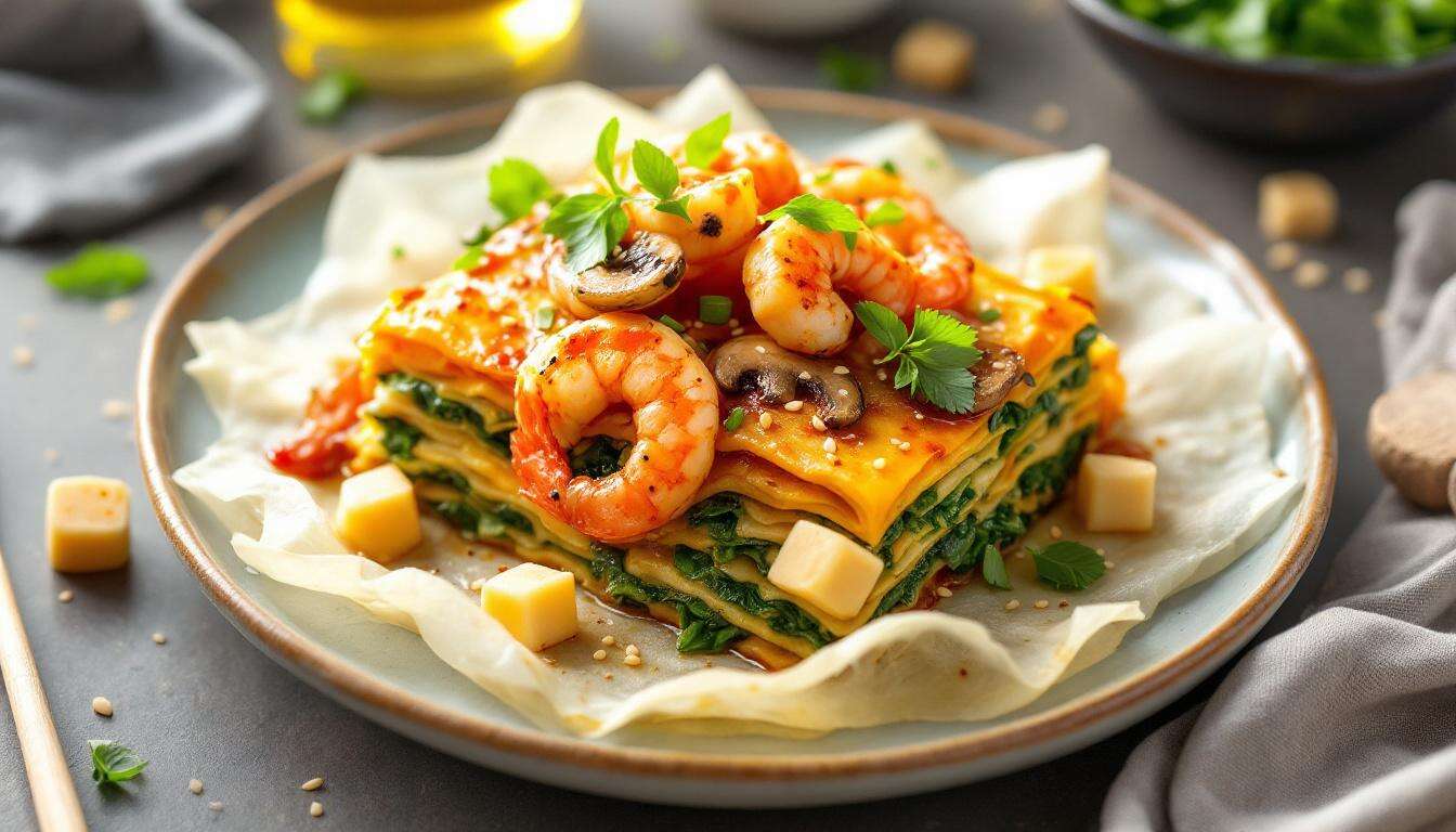 Envie de lasagnes sans culpabiliser ? Cette version asiatique vapeur ...
